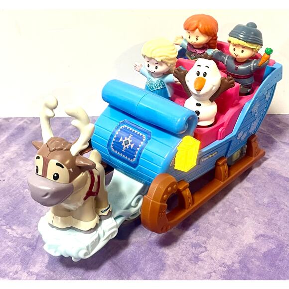 Fisher-Price | Toys | Disney Frozen Kristoffs Sleigh By Little People ...